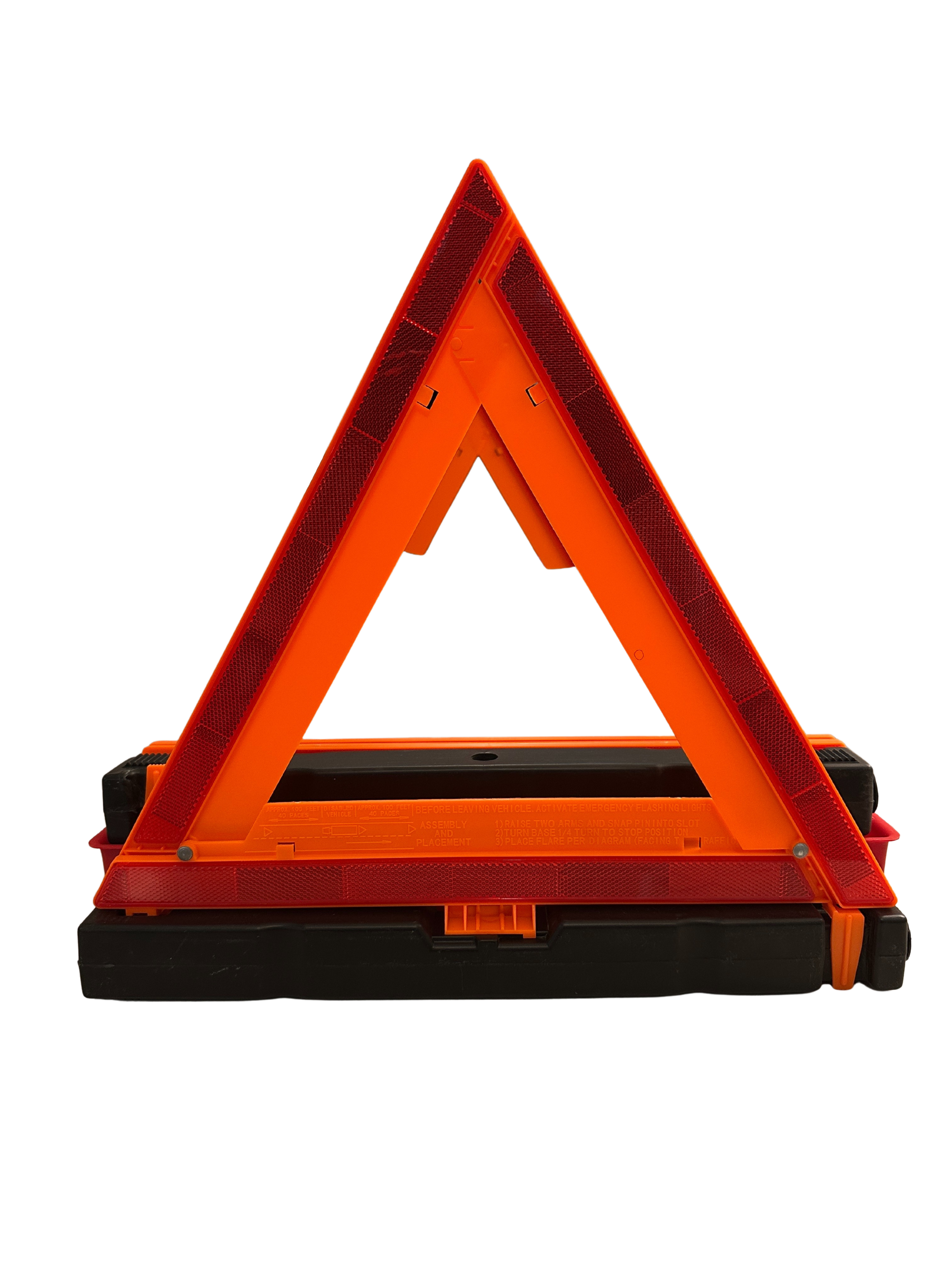 Safety Triangle Set - 3-Pack Emergency Roadside Warning Kit – MLS SAFETY